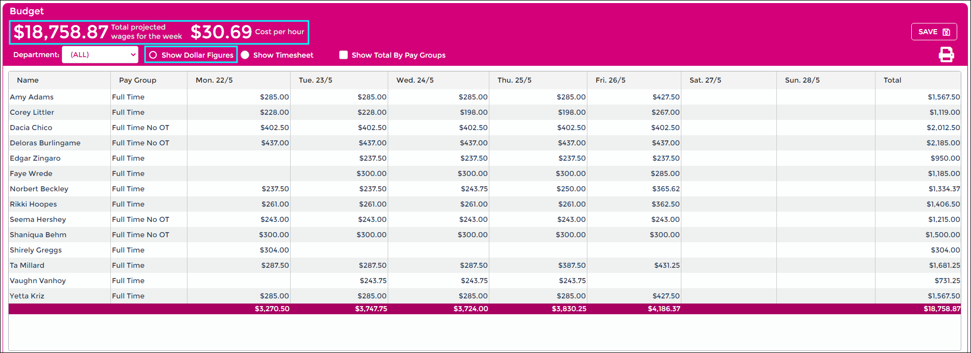 Budgeting - Wageloch Wiki