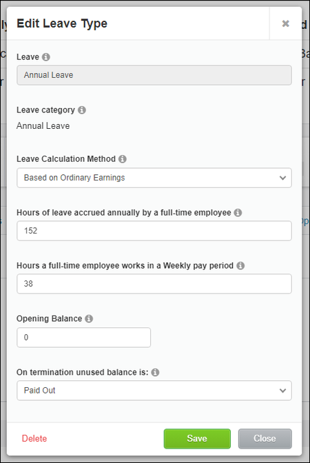 Xero System Configuration - Wageloch Wiki