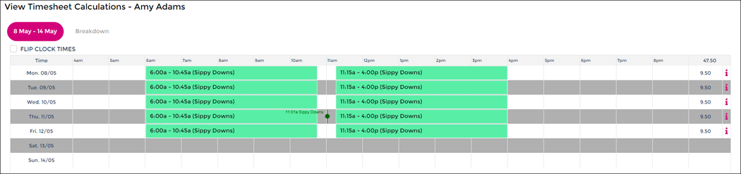 Using View Timesheet Calculations Wageloch Wiki