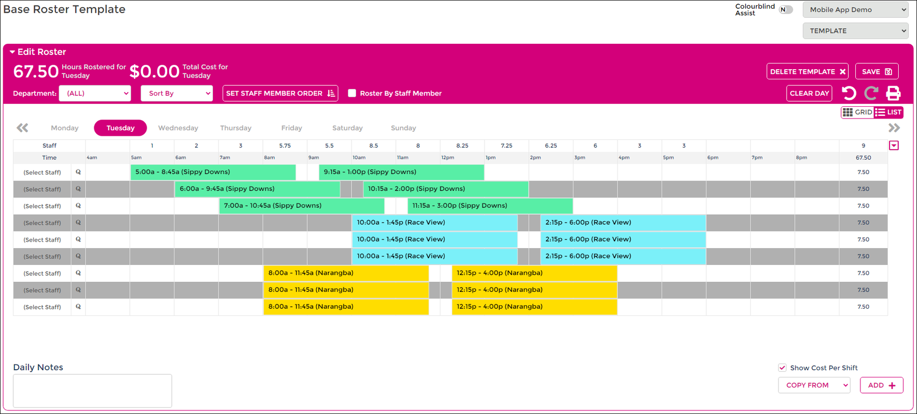 Roster Templates - Wageloch Wiki